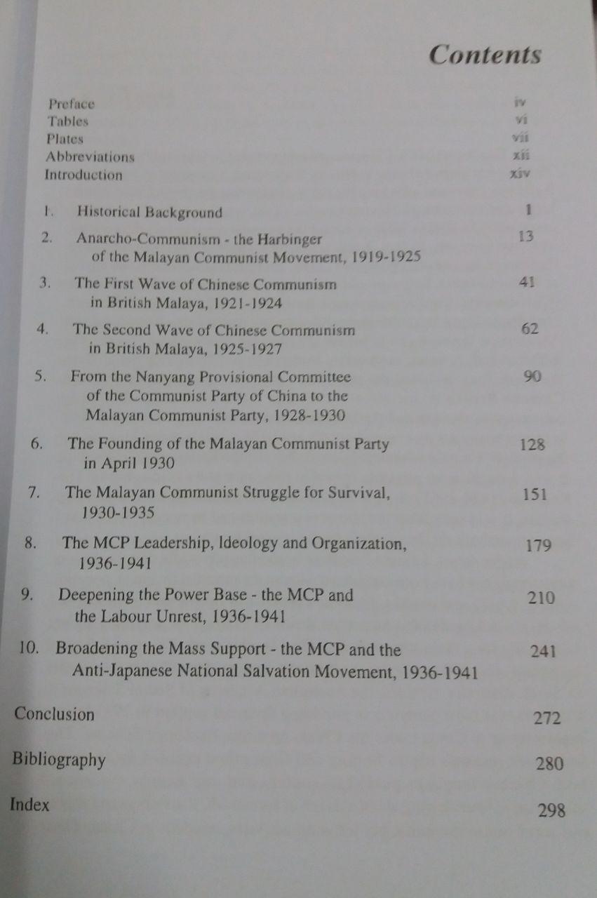 The Origins of Malayan Comunism